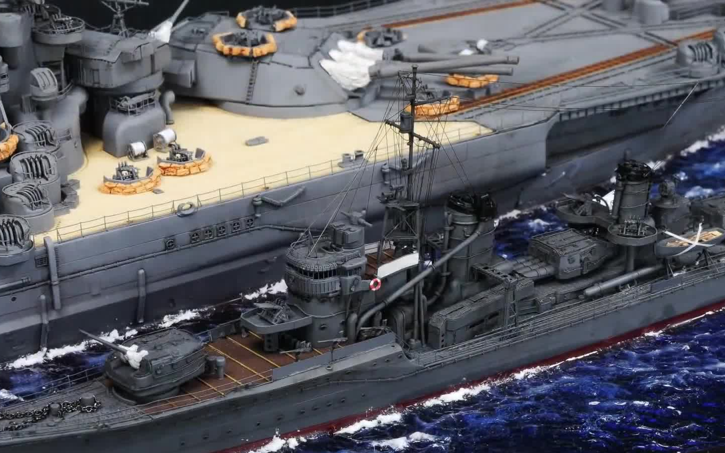 田宫 1/350 IJN驱逐舰 雪风号 模型制作合集