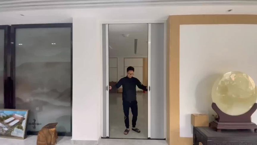 无轨蜂巢推拉移门!推拉顺畅,坦克链条履带更耐用,门扇可拆卸