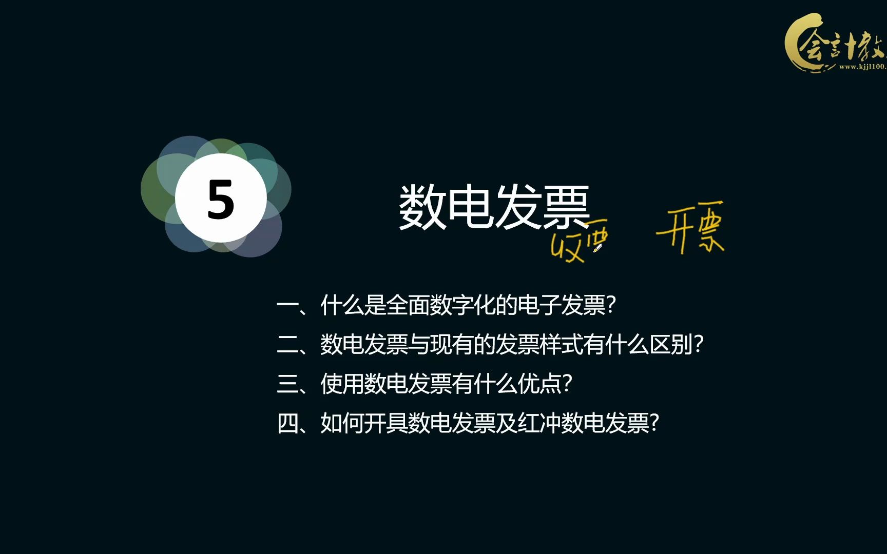 数电发票课程_1、什么是全面数字化的电子发票?视频教程 - 会计教练_...