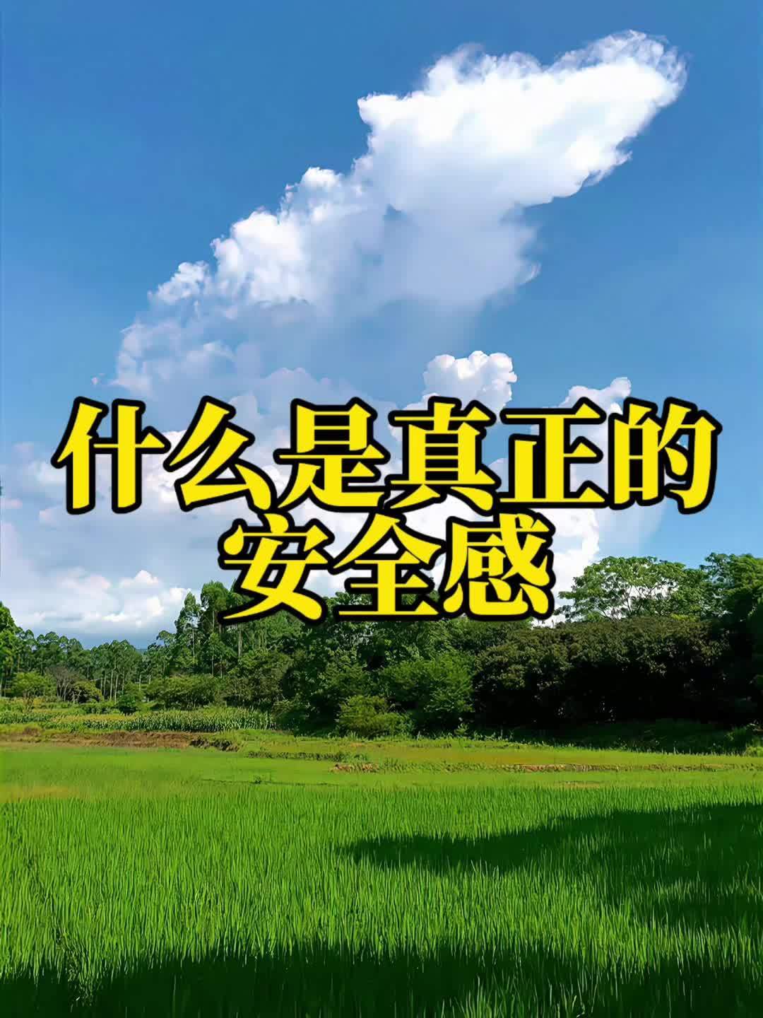 什么是真正的安全感?