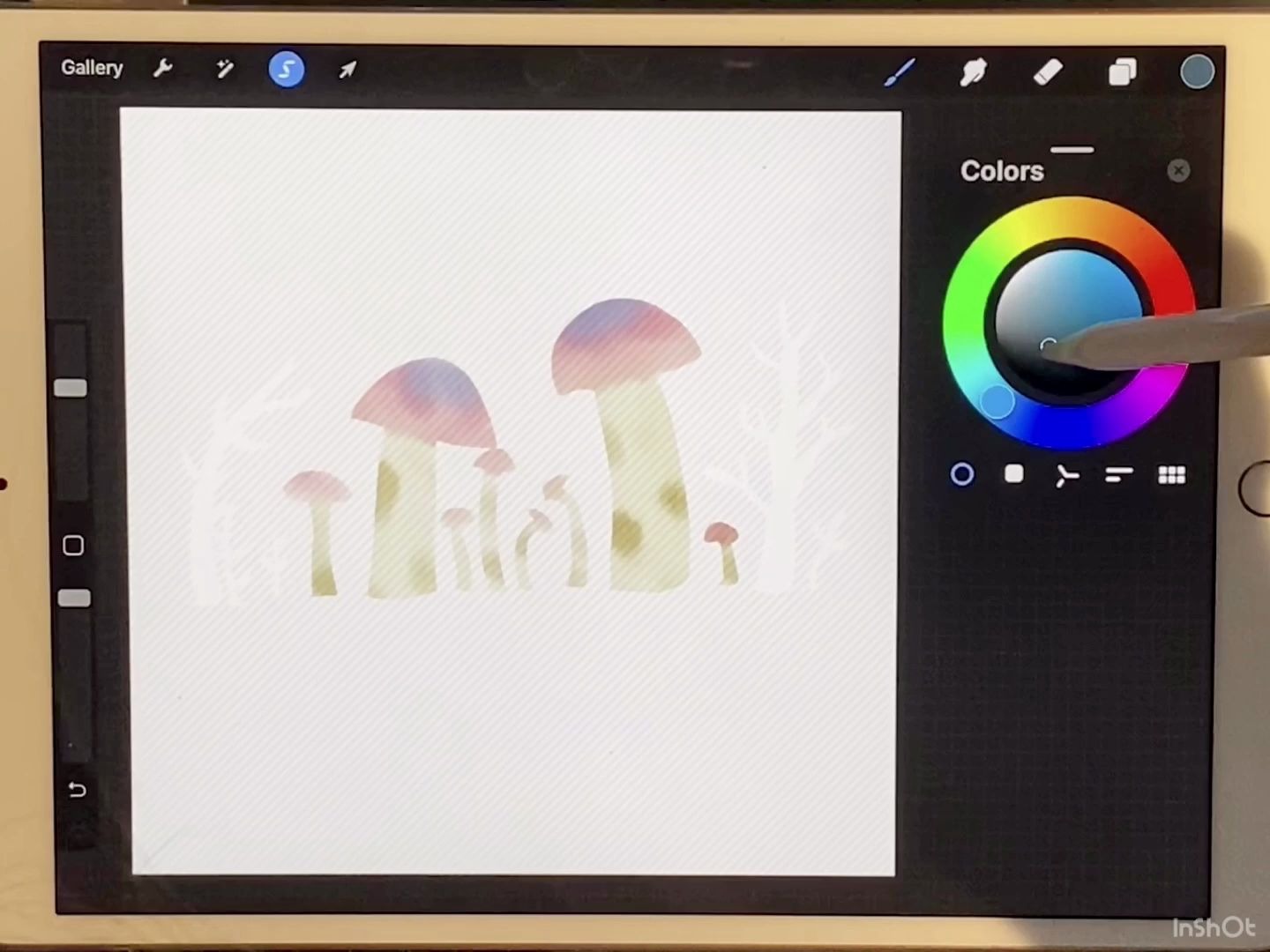 【procreate教程】拯救不会调色以及线稿不行的手残党,如何快速绘画,...