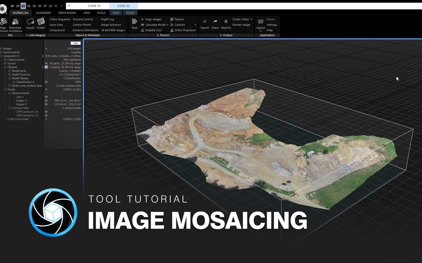 RealityCapture tutorial(Reality Capture教程)-Image Mosaicing(图像拼接)