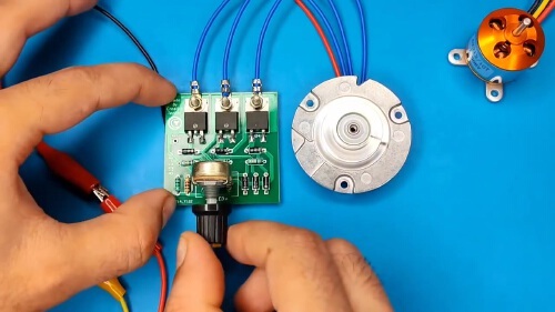 不用任何IC,制作简易的直流无刷电机驱动器