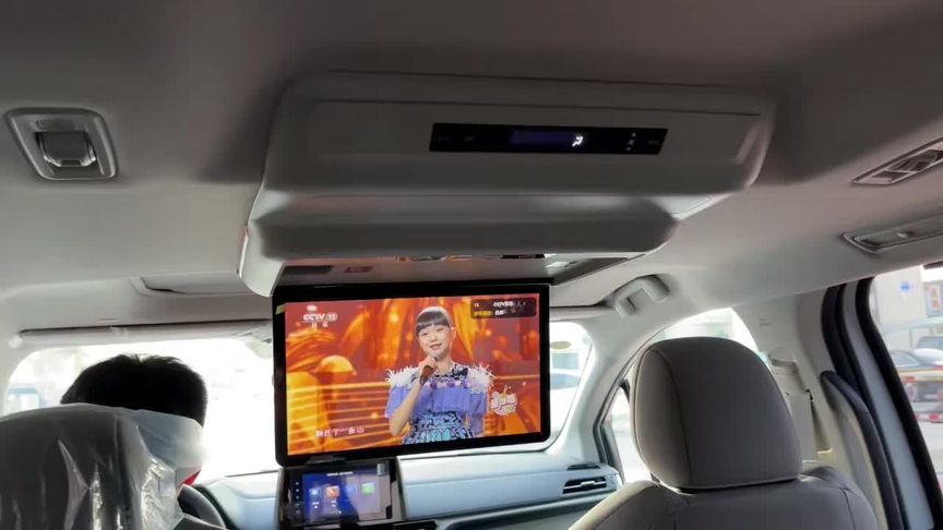 广汽赛那专车专用电视#丰田 #商务车改装 #商务车 #赛那 #塞纳