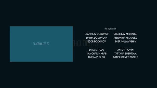 PR模板-72种电影片尾谢幕滚动字幕标题 Film Credits Kit for Premiere ...