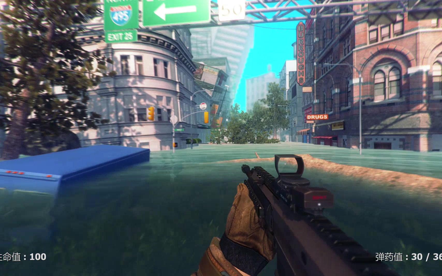 【国产游戏】个人用Unity5制作的FPS《裂变之躯2》demo试玩