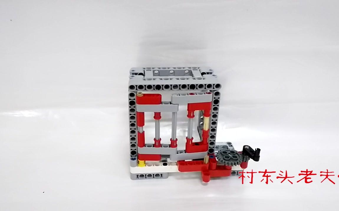 【乐高-机械结构】旋转折叠门[仿制作品]