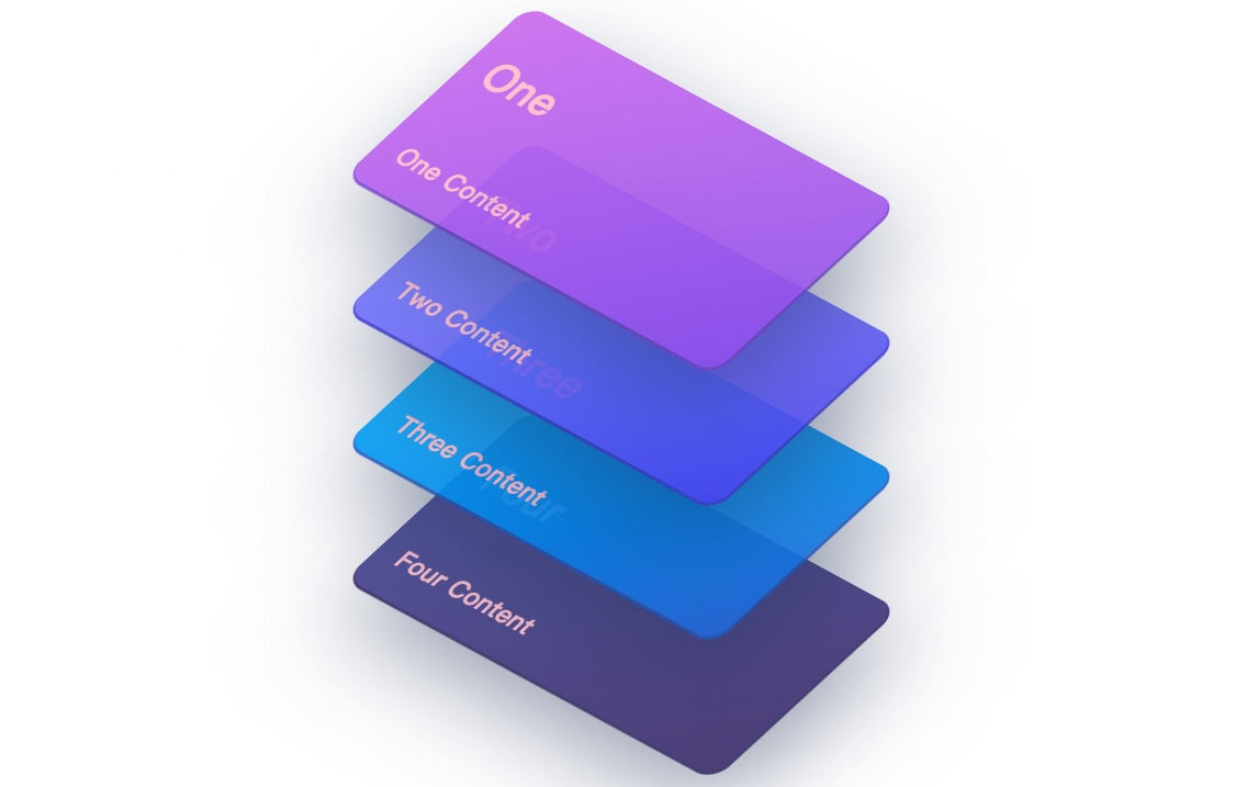 CSS特效10-多层卡片