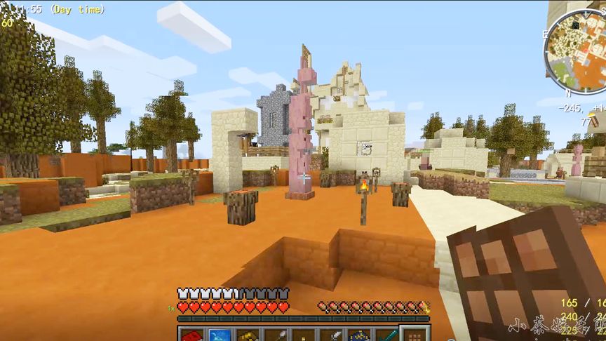 我的世界巫师冒险01:这个村庄的房子有点特别