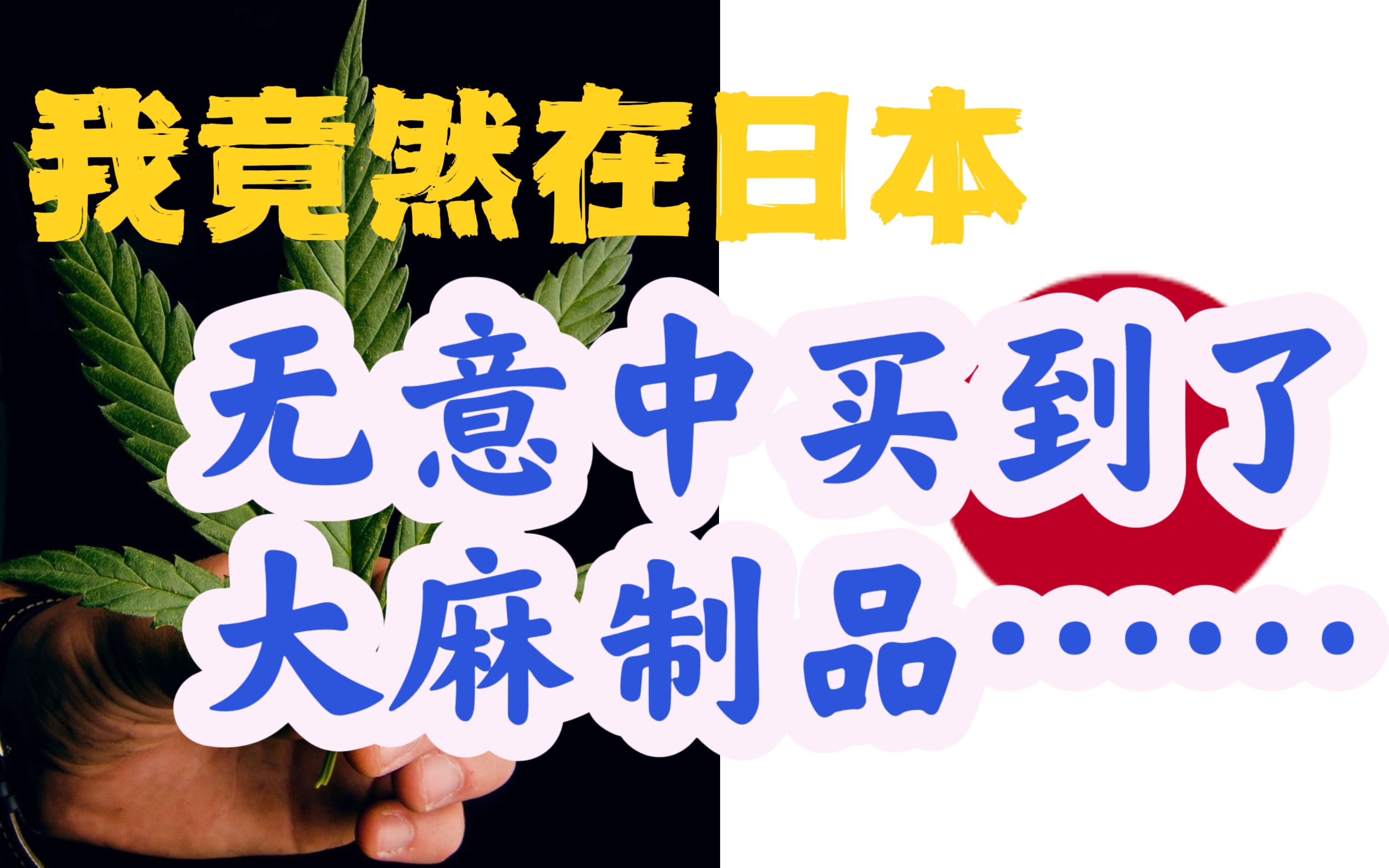 警惕日本大麻制品!一直以来我们都被骗了…【日本轻观察②】