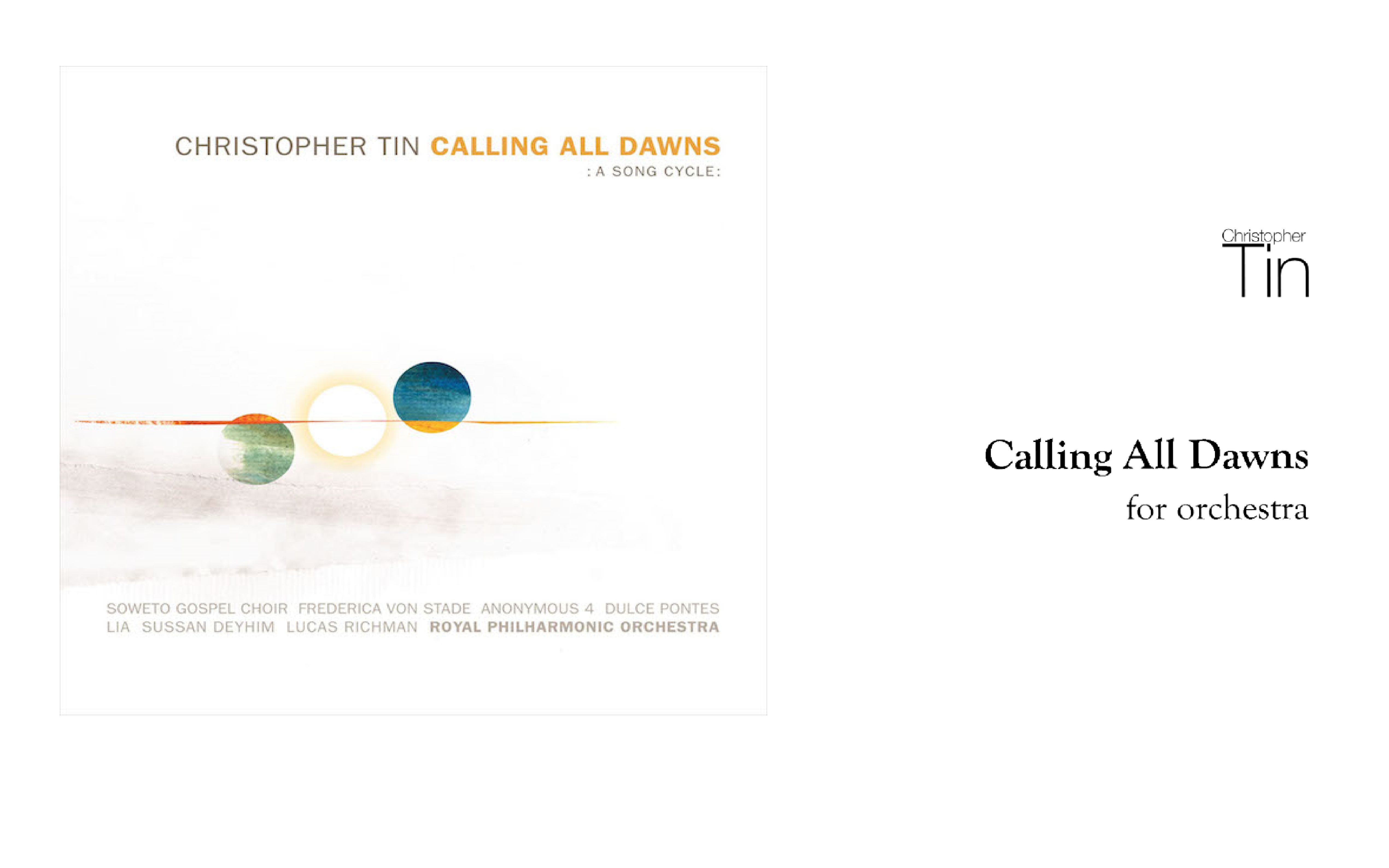 ...——Calling All Dawns(田志仁:呼唤黎明)带歌词、英文注释及发音注释