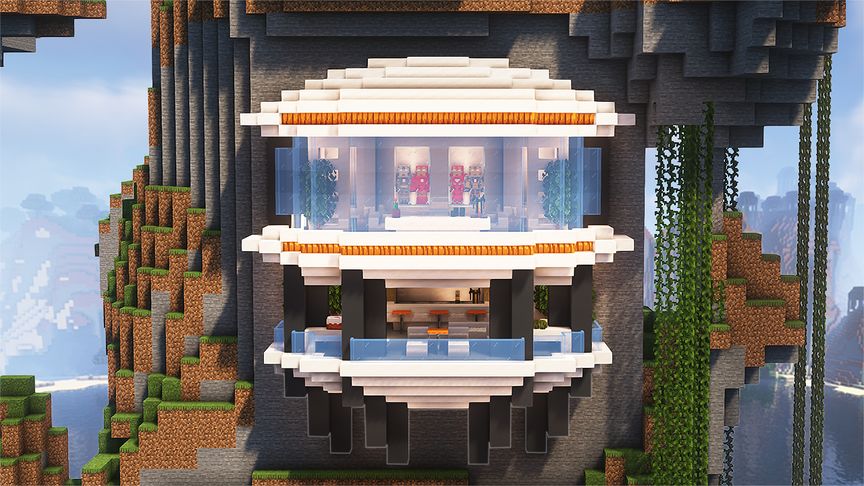 【我的世界建筑教学】离谱的设计.师~