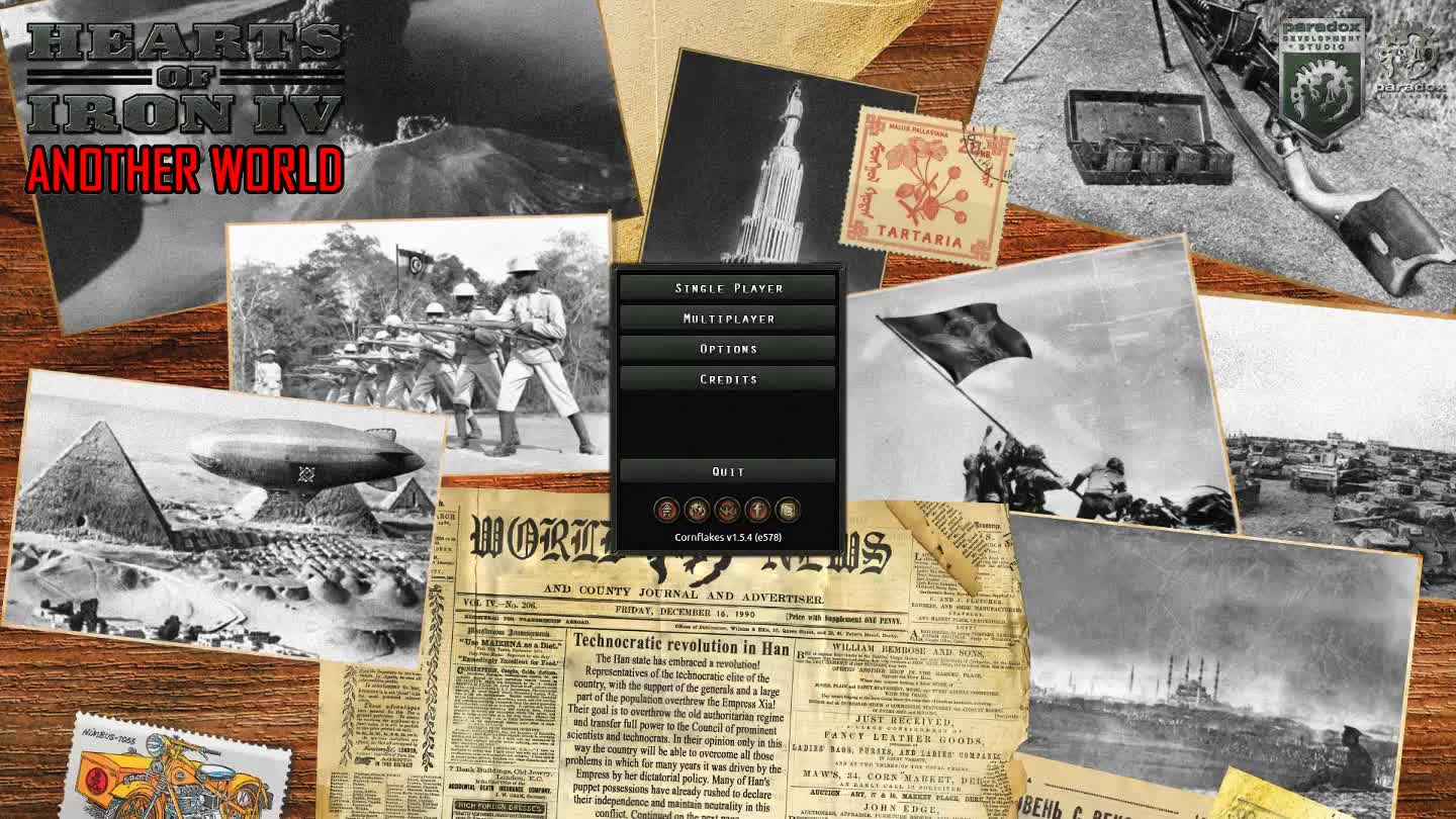 钢铁雄心4mod尝鲜——俄国人脑洞里的另一个世界
