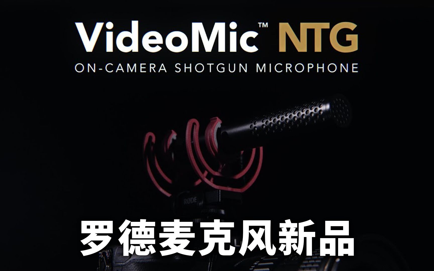 【Rode】轻便易用功能多!罗德Videomic NTG新品介绍视频