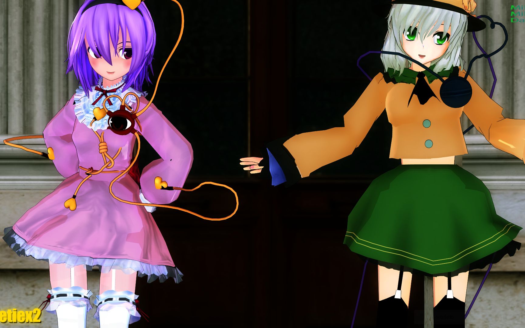 【MMD】古明地姐妹是好朋友【覚&恋恋成熟改造模型】Full HD version