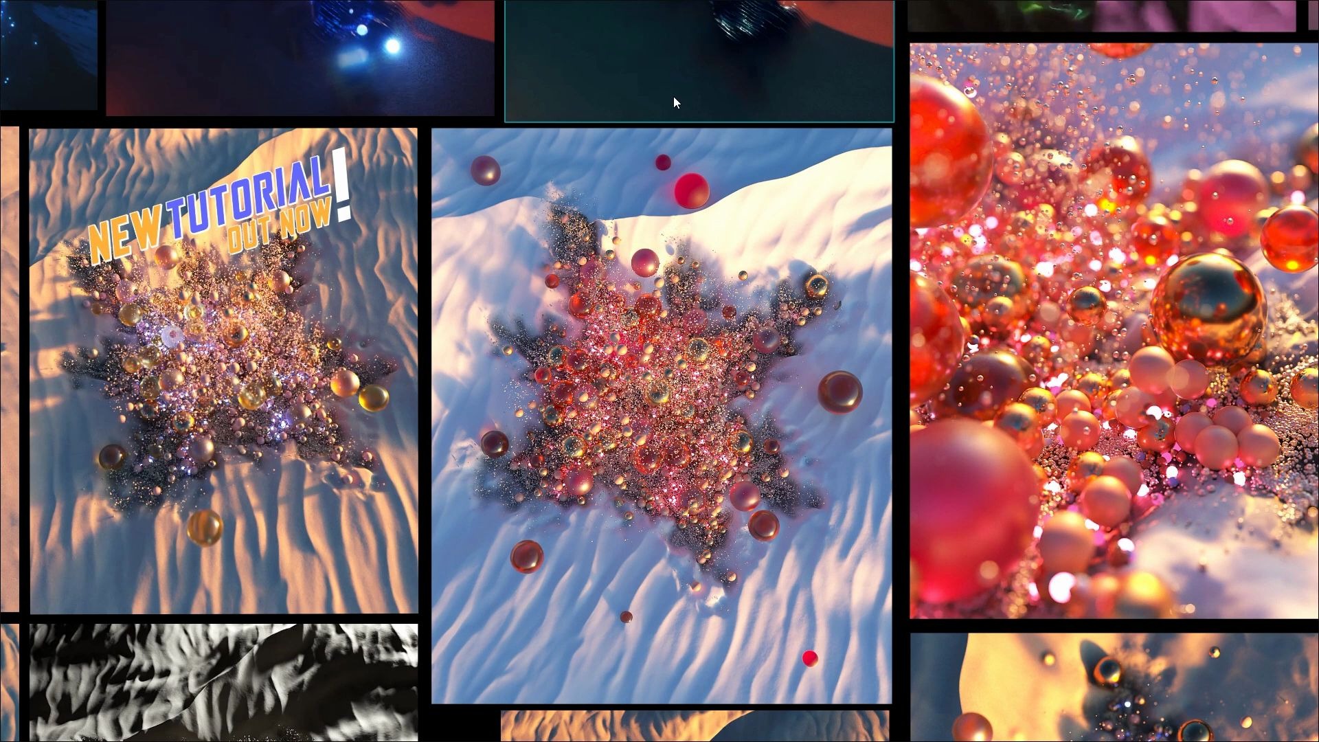 Cinema 4D X-Particles for Octane OC渲染粒子场景