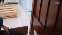 环球制造 美式全实木家具儿童床安装视频