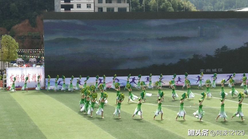 青少年运动会开幕式表演