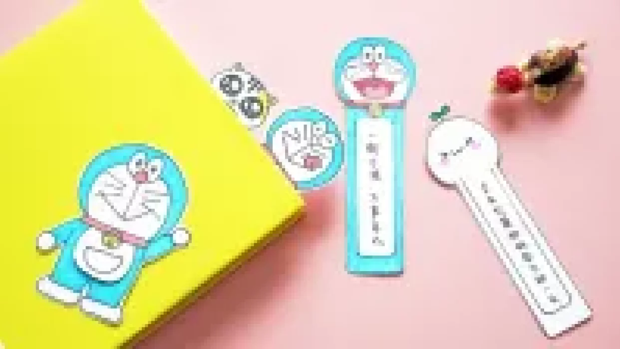 萌萌的卡通书签,步骤超简单,看一遍学会!