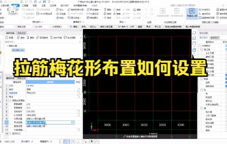 广联达拉筋梅花形布置如何设置