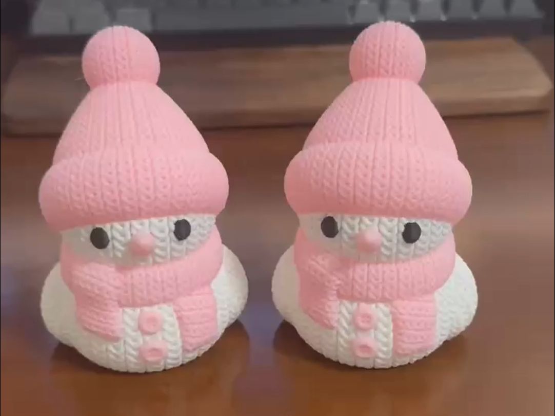 3D打印 可爱的小雪人