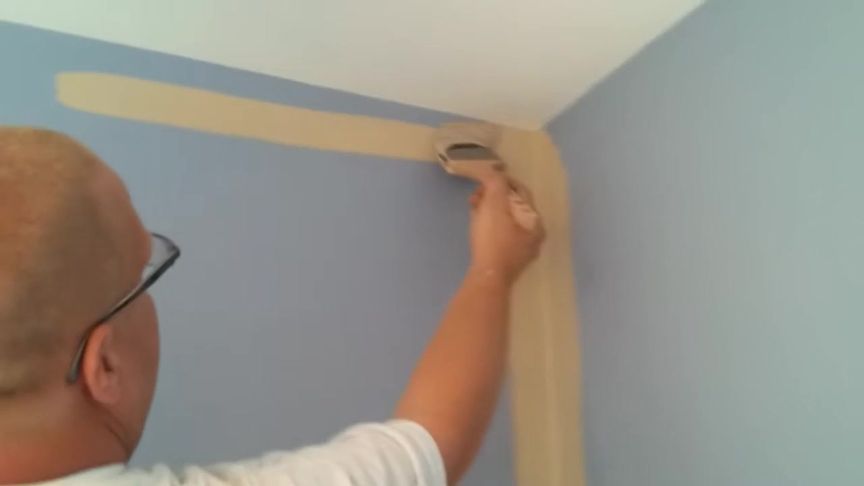 内墙阴角分界线如何刷漆 德国师傅给你演示一下