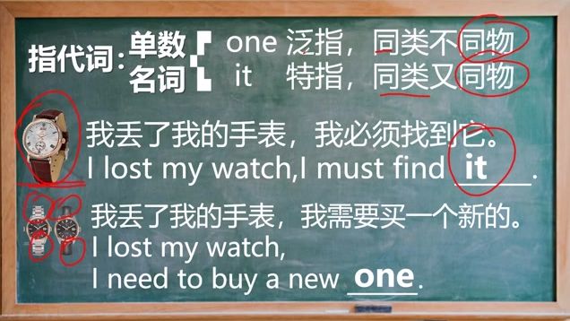 one和it的区别