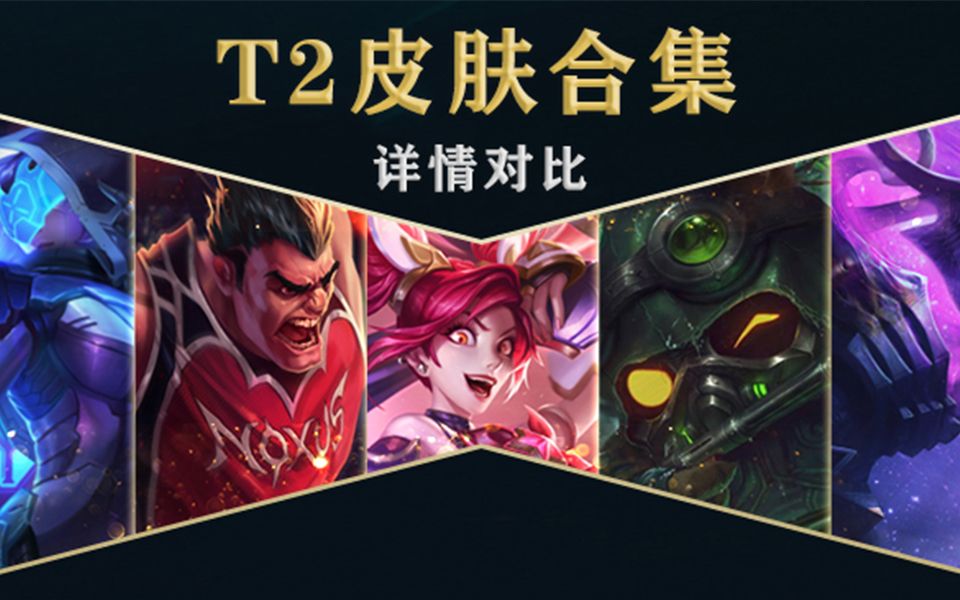 鉴别哪些才是真正优质T2皮肤,全T2皮肤详情对比(分P视频)