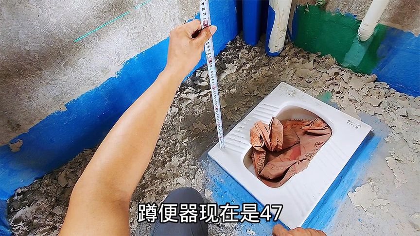 贴瓷砖工地找沙灰厚度教程,新朋友做好笔记