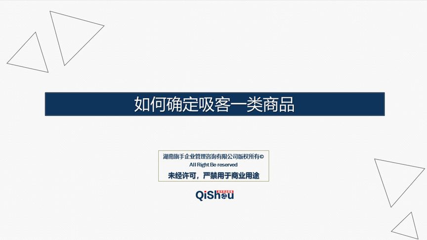 药店商品管理课4-如何确定吸客一类商品