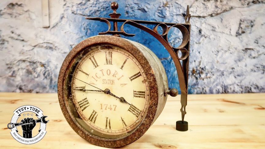 手工大师修复老式挂钟,做出的成品跟新的一样