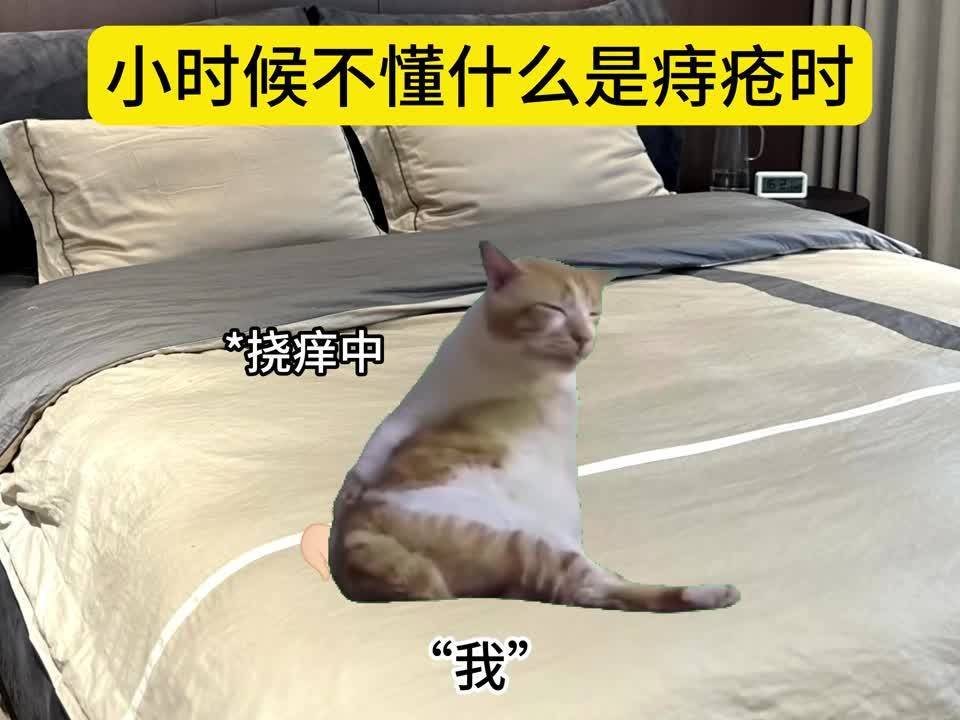 当你小时候不懂什么是痔疮时