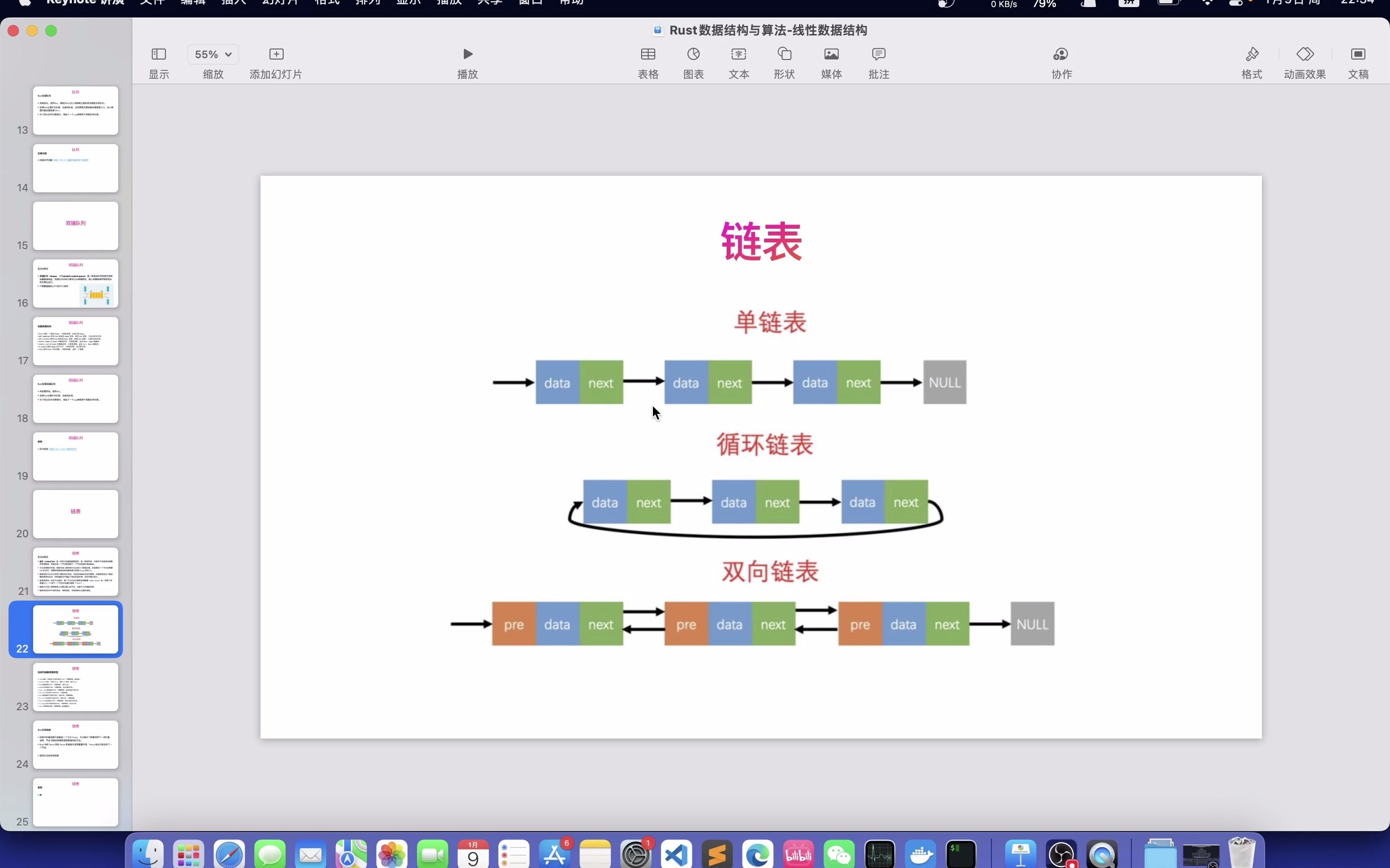 Rust数据结构与算法|基本数据结构|链表