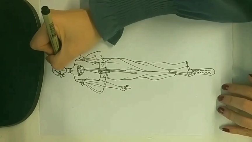 原来服装是这样设计的,教你手绘服装设计稿