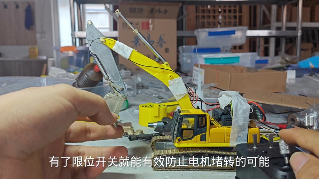 1:50小松450挖掘机模型最豪横的静改动