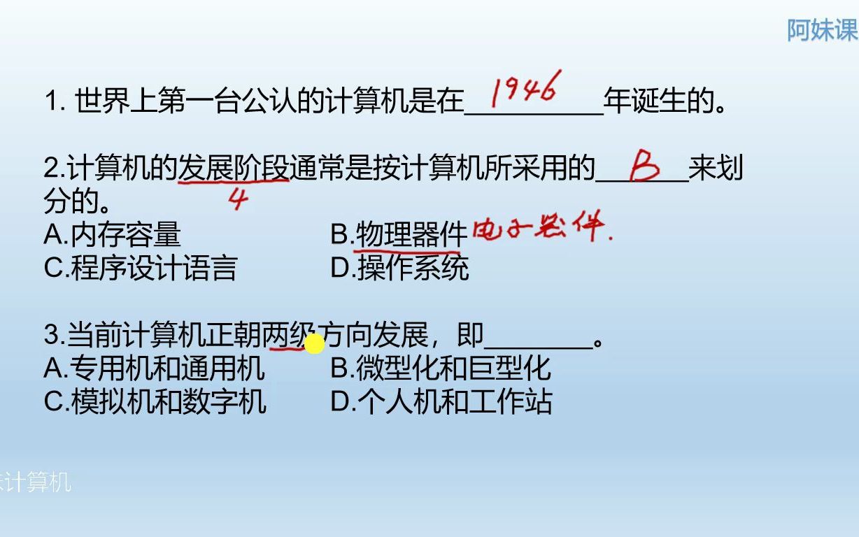 【P4】1.5.1 计算机工作原理
