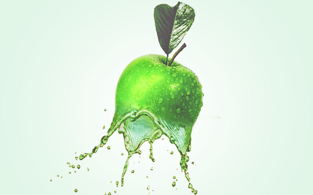 PS合成制作新鲜水果溅水效果