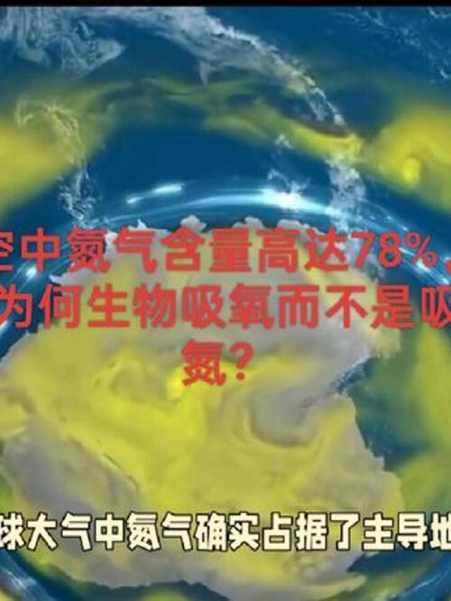 空气中氮气含量高达78%,为什么生物吸氧而不是吸氮?
