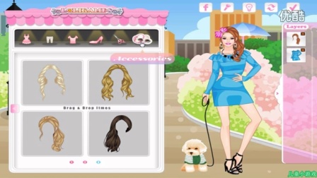 芭比公主动画片大全中文版 芭比与小狗.小芭比休闲服饰