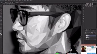 PS制作晶格化人物 PS三角面塑形