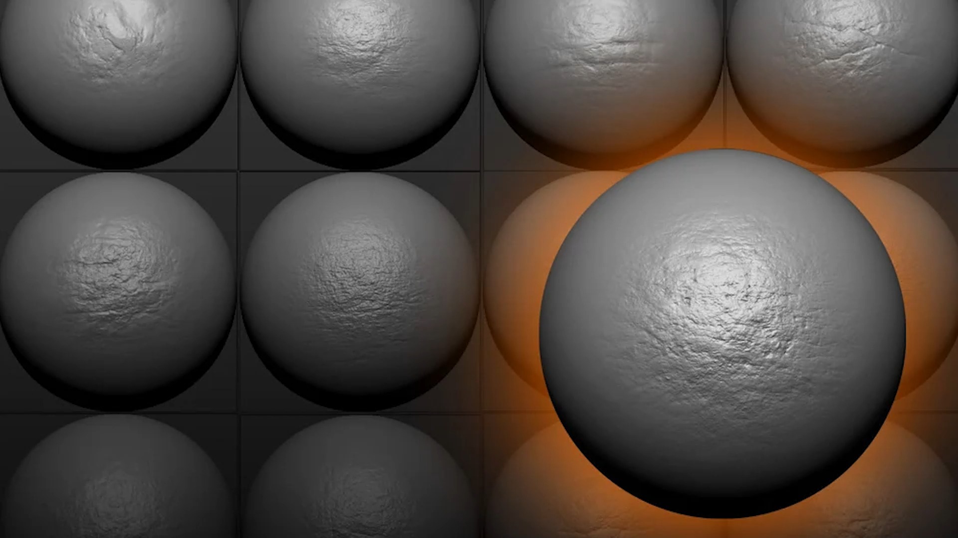 ZBrush石头岩石划痕裂纹Alpha笔刷山体石表面缝隙细节雕刻zb笔刷