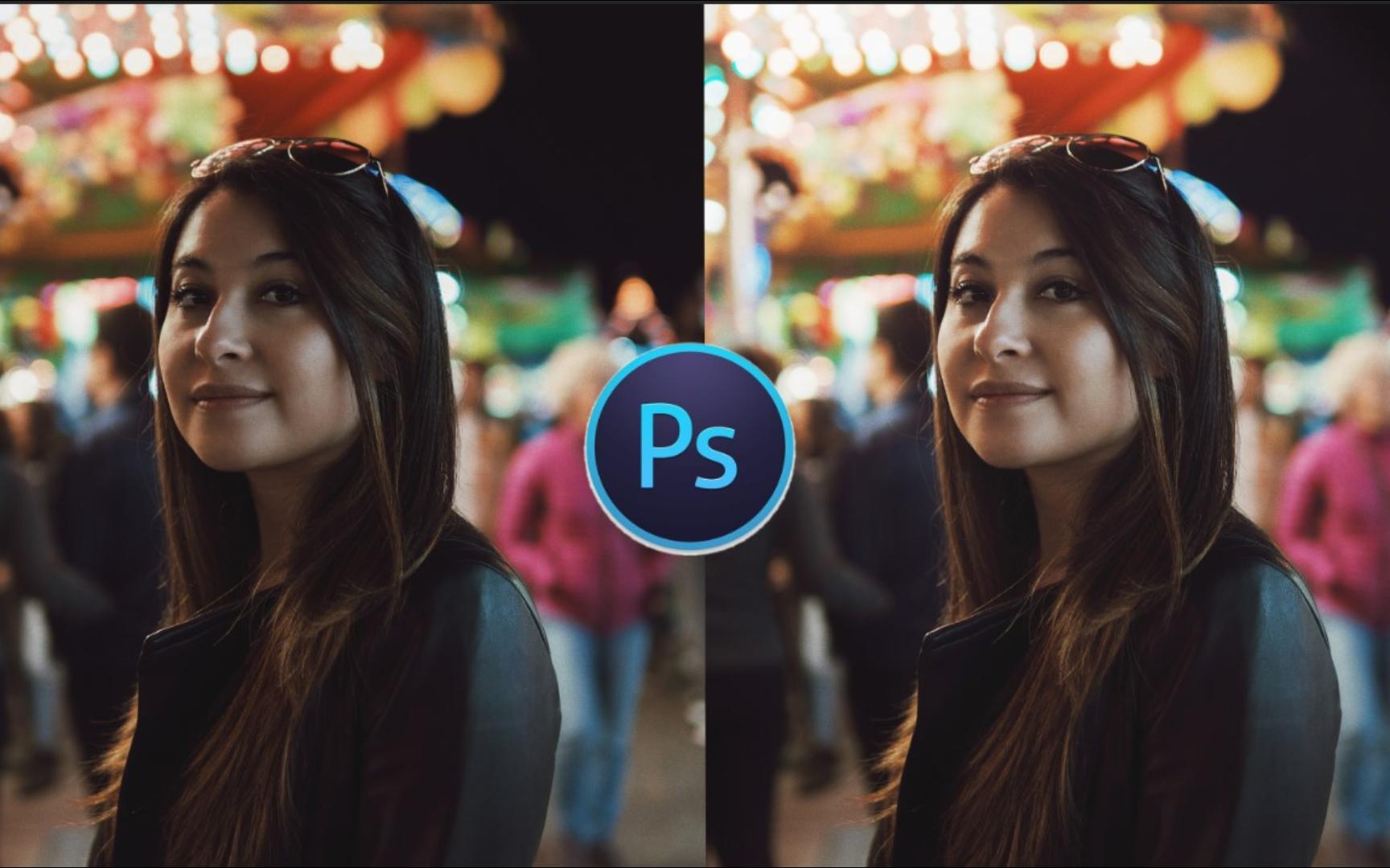 PS给人物脸部补光,一个图层搞定,背光照片处理,Photoshop局部发光