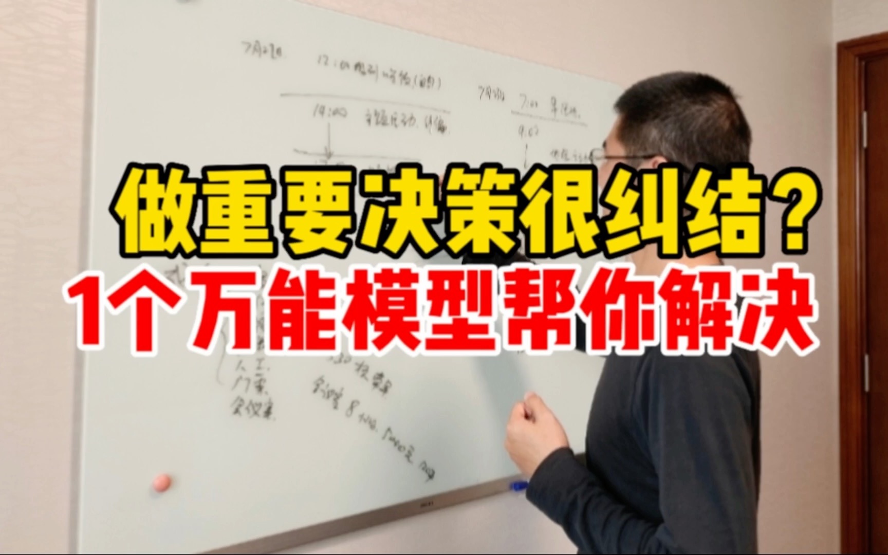 有了这个万能模型,让你轻松做出更加明智的决策