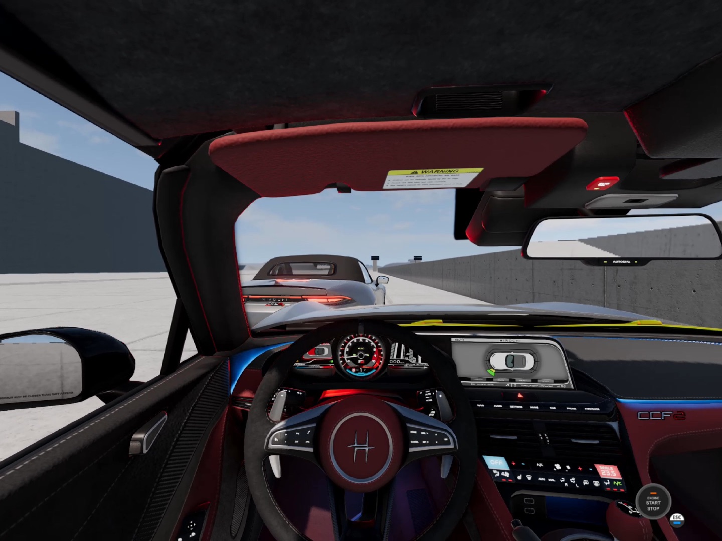 【BeamNG】CCF AEB极限测试_演示