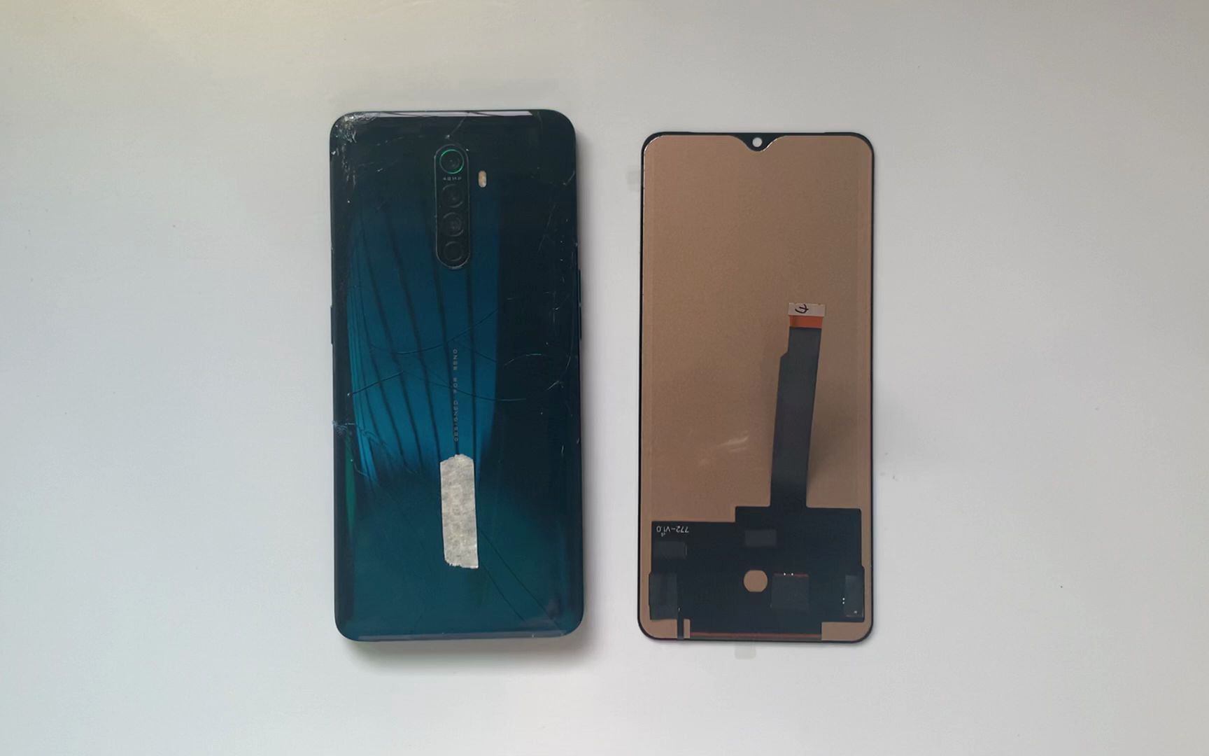 reno ace换屏教程 RENO ACE 更换带框屏幕视频教程 RENOACE拆机 ...