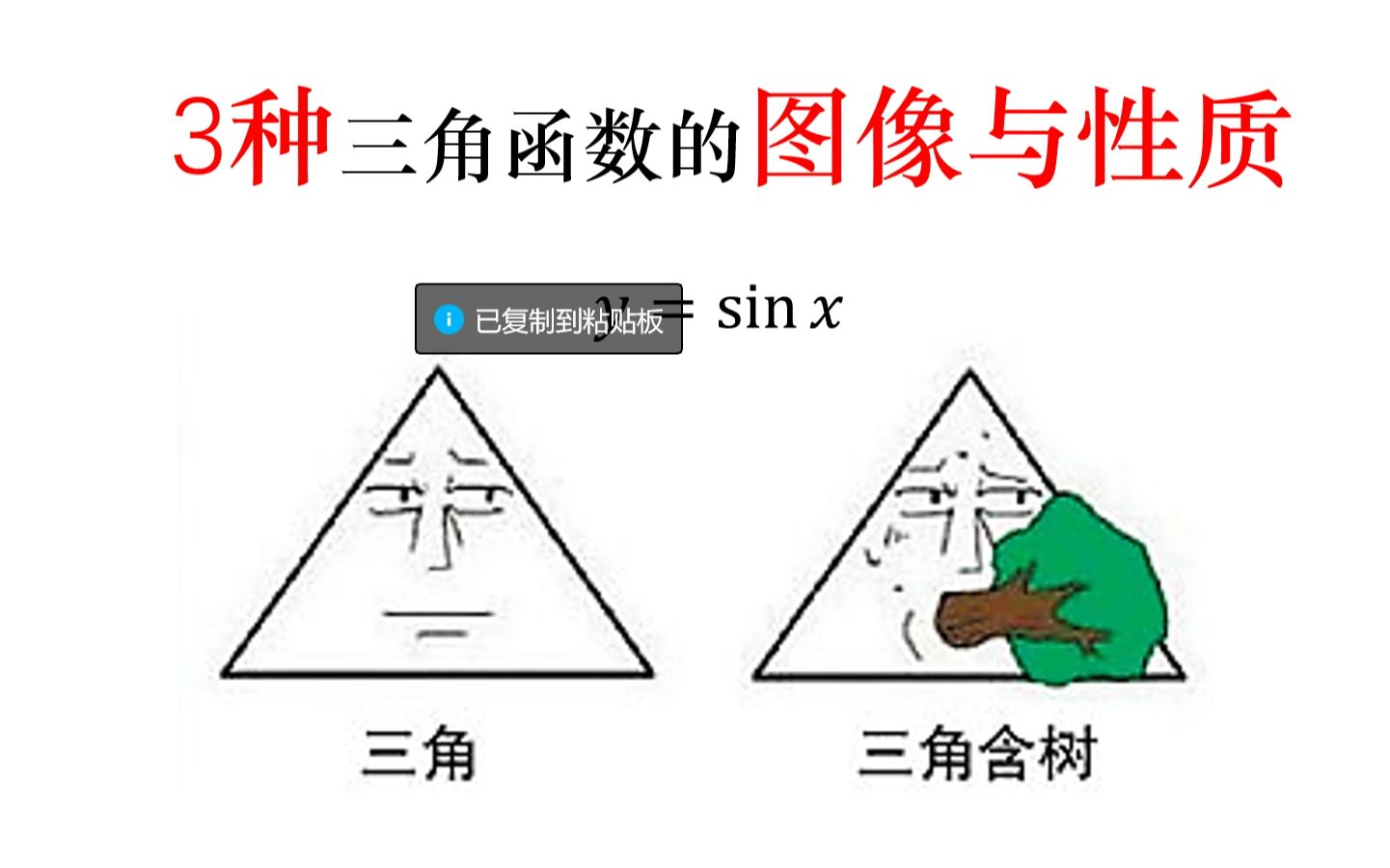 三角函数y=sinx的图像与性质