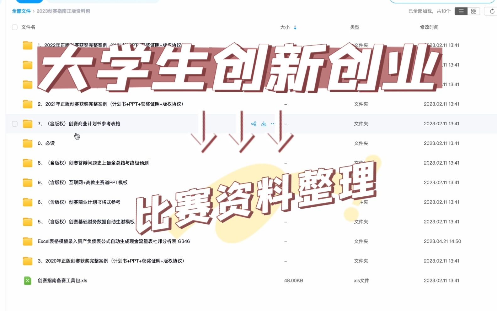 大创赛——免费领取上千份「大创赛」大学生创新创业大赛计划书+PPT