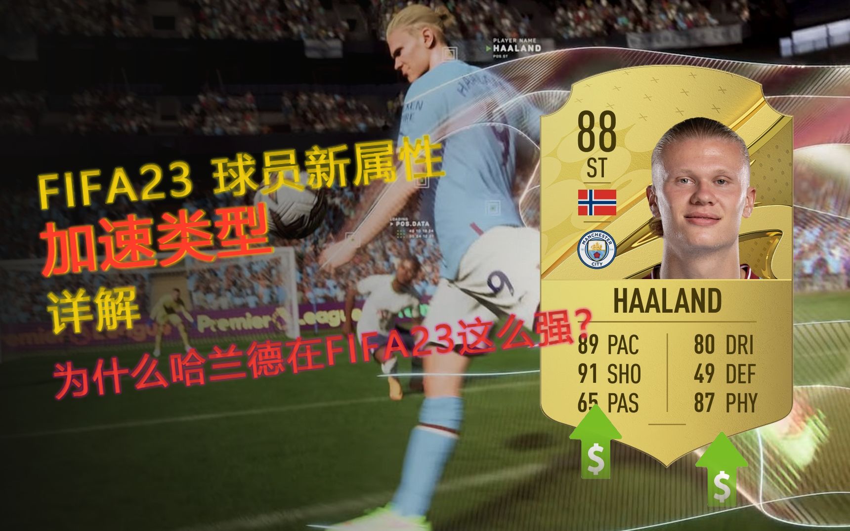 FIFA23球员新属性"加速类型"详解_网络游戏热门视频