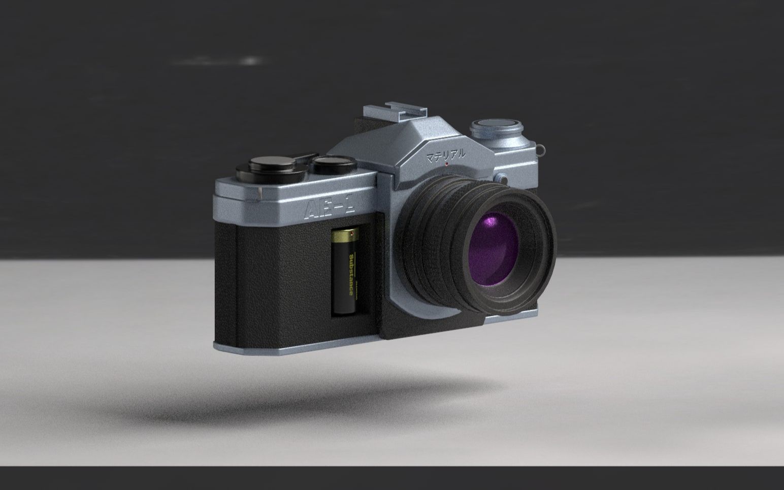 3Dmax照相机模型制作,基础建模教学,模型制作+展UV+SP材质