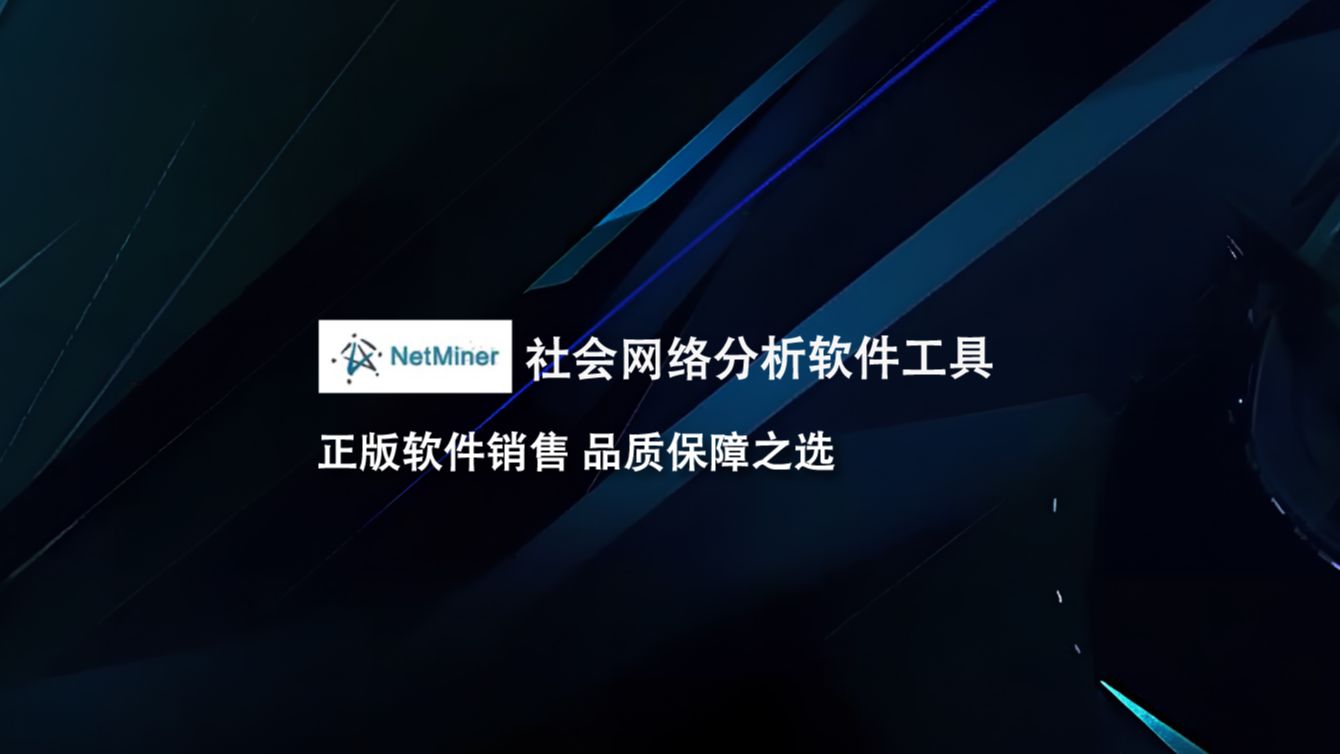 NetMiner—社会网络分析软件工具